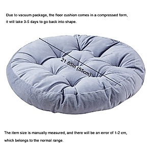 Big Hippo Adirondack Chair Cushion + Round Floor Cushion