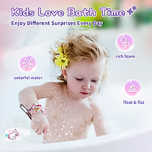Kids Bath Bombs with Surprise Inside, 9PCS Organic Bath Bombs for Kids Bath Bombs with Toys Inside, Unicorn Bath Bombs for Girls Bath Bombs with Surprise Inside,XMAS Kids Bath Bombs for Kids Bathbombs