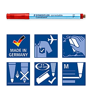 Staedtler Lumocolor Correctable fine point Pens (305FWP4)