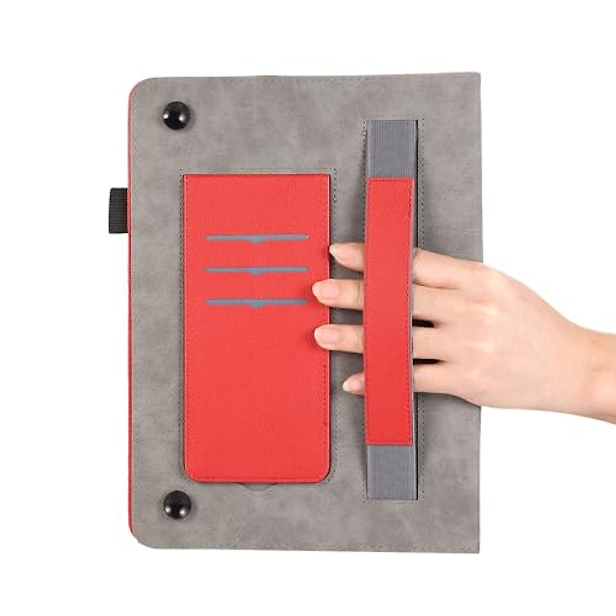 Tablet PC Case Compatible with Samsung Galaxy Tab S9/S7/S8 T870/T875 SM-X710 Tablet Case, Ultra Slim Lightweight PU Leather Protective Shell Anti-Scratch Magnetic Bumper Flip Cover with Fold Stand Fun