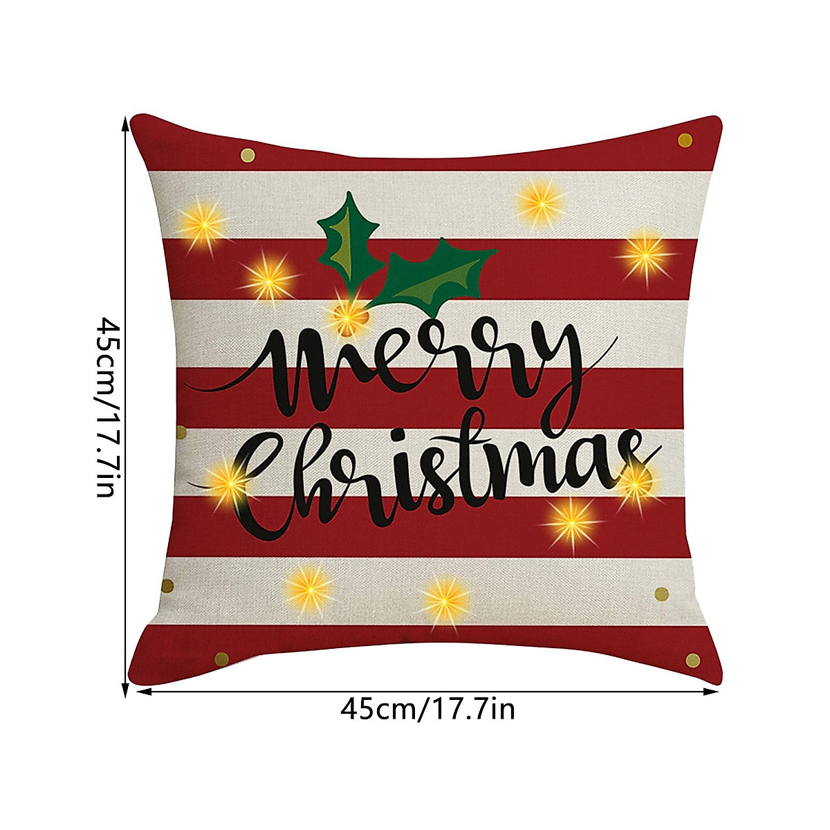 IAMAGOODLADY Christmas Decorations,LED Pillow Christmas Decoration Sofa Pillow Home Bedside Pillow Cartoon Pillow Cover Warehouse Clearance Prime Deals of The Day Today Only