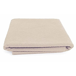Natural Undyed - XXL Wool Sheet - 100% Virgin Wool - All Natural - National Nonwovens - Made in The USA - 36 in x 36 in - Cream/Ivory White