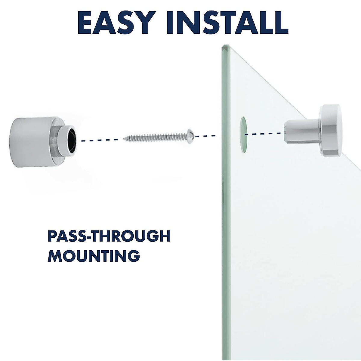 Quartet Non-Magnetic Glass Dry Erase White Board, 8' x 4' Whiteboard, Infinity Frameless Mounting, Frosted Surface (G9648F)