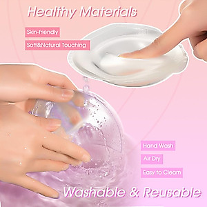 Niceuare Bra Inserts Push Up Premium Silicone Breast Enhancers Comfort & Natural Enhancement Bra Pads Waterproof Breast Lift Large Add 2+ Cup