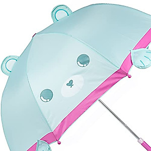 ADORA Water Activated Kid's Umbrella. Magic Reveal 26" Umbrella for the rain - Be Bright Bear face appears in the rain!