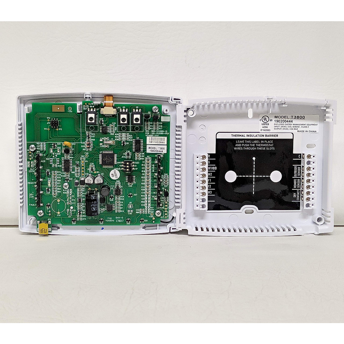 Venstar T3800 Residential Voyager WiFi Ready Thermostat - Works W/ Alexa When WiFi Module Installed