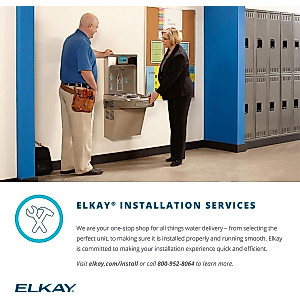 Elkay FD7003L1Z Cooler, Light Gray Granite 1.25