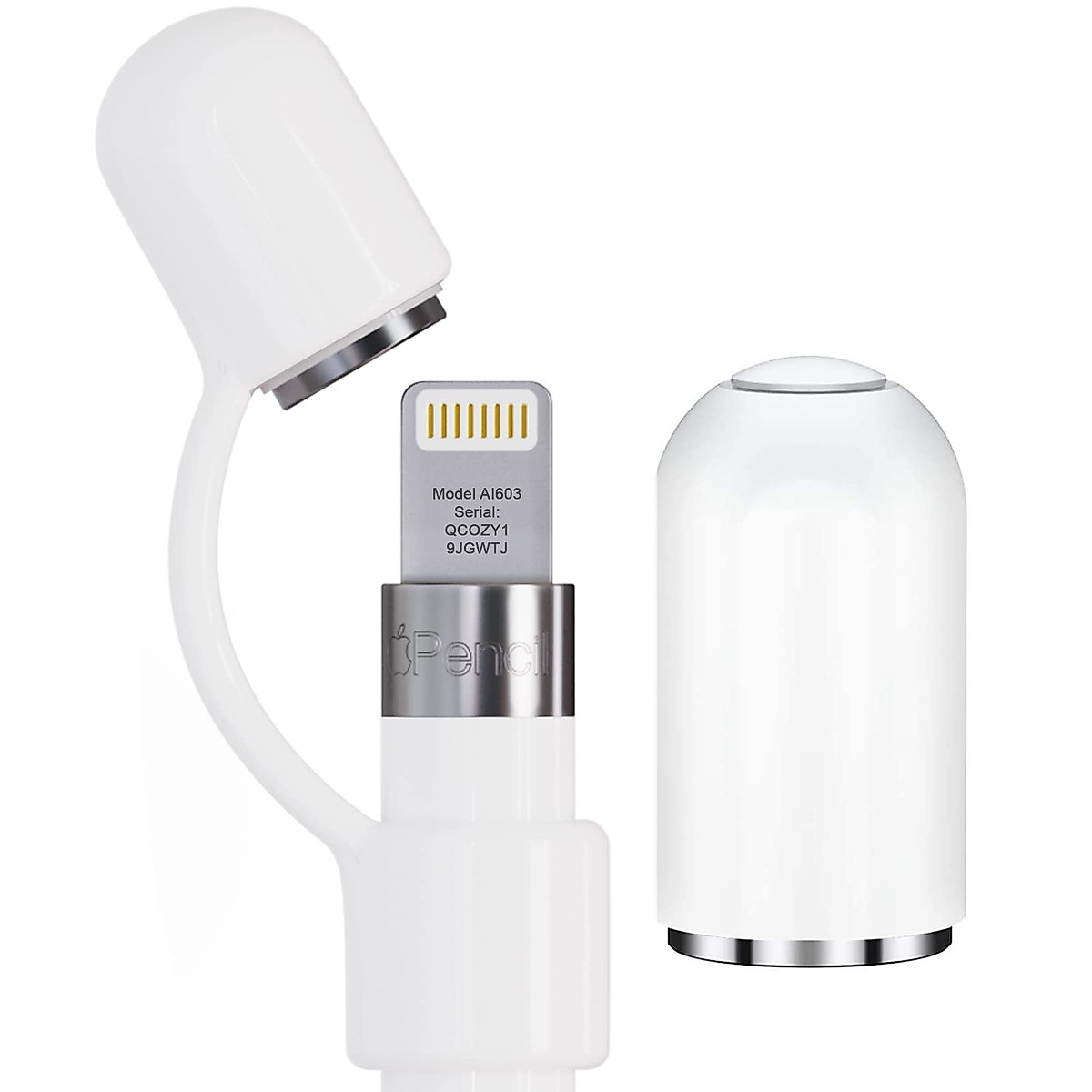 PencilCozy Apple Pencil Cap Replacement and Holder with Cap, Protective Cover & Tether Prevents Damage, Apple Pen Cap Works with Apple iPad Pro, Apple Pencil 1st Generation Cap, Apple Accessories