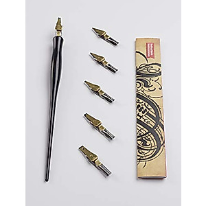 Speedball C-Series Lettering Pen Set - 1 Penholder w/ 6 Nibs