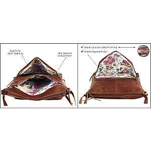 Mou Meraki Genuine Leather Large Crossbody Purse and Handbags - Crossover Bag Over the Shoulder Women (SMALL LIGHT YELLOW)