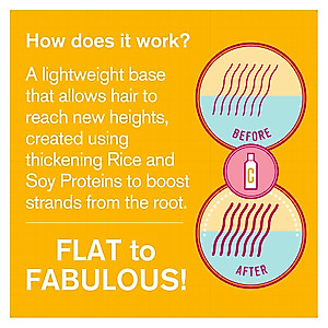 Volumising Conditioner - Lightweight Hair Thickening Conditioner For Fuller Looking Hair in One Use - For Thin, Flat & Fine Hair - Enhanced Volume, Shine, Movement & Elasticity - Sulphate Free