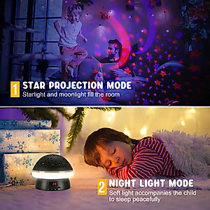 VAV Toys for 3-8 Year Old Boys, Star Projector Night Light for Kids with Remote Control Timer, Christmas Birthday Xmas Gifts for 3-10 Year Old Boys Girls