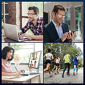 KAYSUDA Smart Bluetooth 5.0 Audio Glasses, UV Protection Sunglasses, Open Ear Music&Hands-Free Calling, Polarized Lenses, IPX4 Waterproof, Connect with Mobile Phones and Tablets