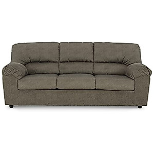 Signature Design by Ashley Norlou Transitional Herringbone Tufted Sofa, Green