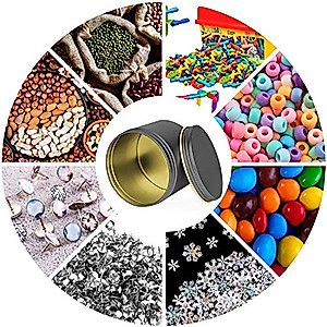 Empty Metal Tins Candle Tins,12 Pieces Metal Tins Candle Jars Candle Containers Candle Tins Empty Candle Jars for Candle Making, Candies, Gifts & Treasures, 8 oz,DIY Candle Making Needs (Black)