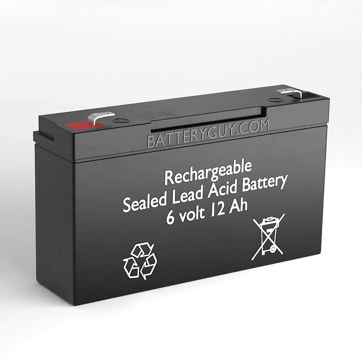 BatteryGuy HYS-6120 Replacement 6V 12Ah SLA Batteries Brand Equivalent (Rechargeable) - Qty of 2