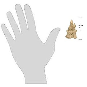 Miniature Fairy Garden Sandcastle Sculptures, Set of 3