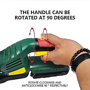 Cordless Hedge Trimmer Pruning Machine 20V Household Garden Grass Cutter Electric Trimmer Tree Cutting Shear Tool YL-580E