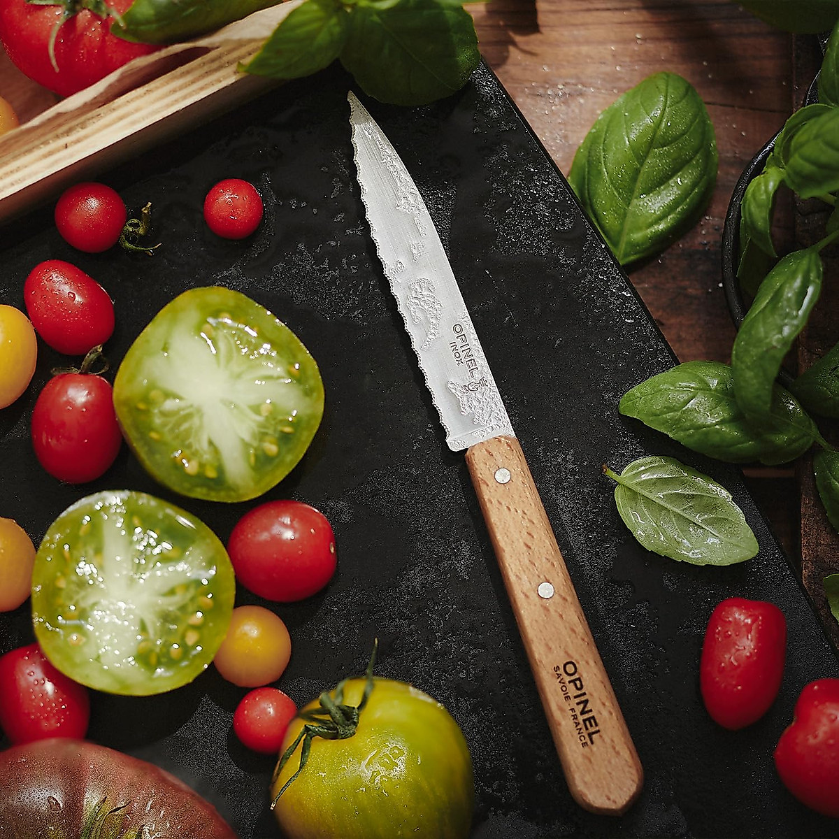 Opinel Essentials Kitchen Knives Box Set - Natural