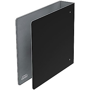 Ultimate Guard Collector's Album QuadRow | Trading Card Collection Binder with Black Xenoskin Cover & Reinforced 3 Heavy Duty D-Ring | Perfect for TCG Sleeves | Holder Album