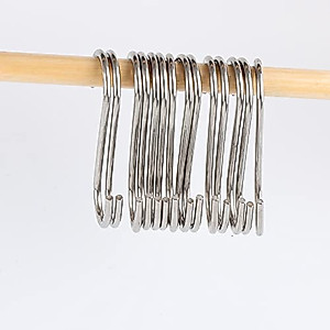 10pcs Stainless Steel S Shaped Clasps Hooks Kitchen Household Hanger Storage Holders Organizer Hooks & Rails Home Tools