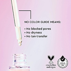 Tanologist Face and Body Self Tan Drops Mini, Medium - Bronzing Drops - Illuminating Self Tanning Drops, Natural Ingredients & Vegan - 0.5 Fl Oz