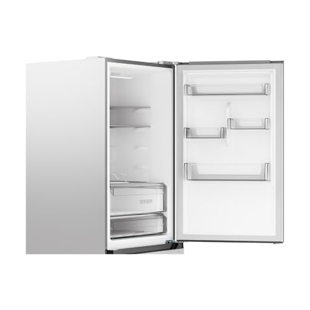 SHARP SJB1255GS Refrigerator with Bottom-Freezer, Counter-Depth, 24 Inch, 11.5 Cubic Foot, Stainless Steel
