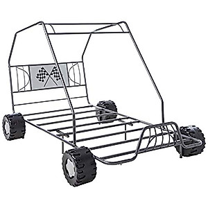 ACME Furniture 2 Count Xander Bed, Twin, Gunmetal Go Kart