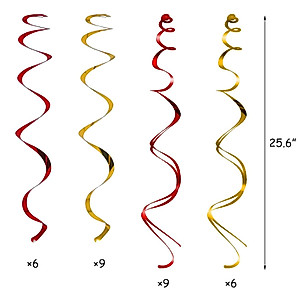 Yaaaaasss! 30PCS Jewish New Year Hanging Swirl Decorations Rosh Hashanah Greeting Shana Tova Hanging Decor Double-Sided Shofar Honey Apple Pomegranate Bread Jewish Holiest Day Celebration Supplies