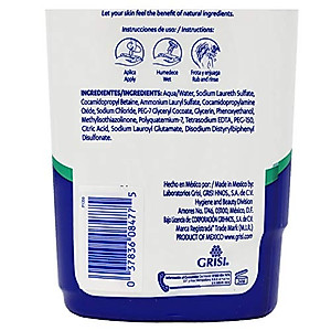 Grisi Neutral Shower Gel, Cleansing Shower Gel, Hypoallergenic, Sensitive Skin, Smother Skin, 2-Pack of 15.2 FL Oz, Bottles.