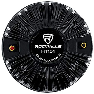 Rockville HT151 3" 450w Car/Pro Aluminum Horn Titanium Tweeter w/ 3" Voice Coil