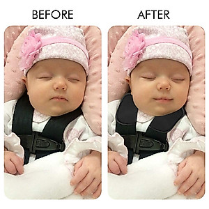 3 pc Cushion Shoulder Harness Pad Covers and Handlebar Covers Grips Slip On for JOOVY Joggers Baby Child Strollers and/or Car Seats Accessories Replacement Parts (3 pc Cushions Only)