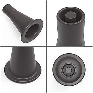 KOHOME 6Pcs Bed Frame Feet, Tall Sturdy Cone Shaped Legs,Prevent Sliding Plastic Bed Risers,Bed Frame Legs for Replace Wheels Casters to Protect Your Floor