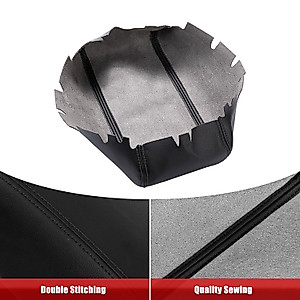 KBH Center Console Cover Replacement for Jeep Grand Cherokee & Dodge Durango 2011-2020, Vinyl Leather Armrest Upholstery, Anti-Scratch, Black (Leather Part Only)