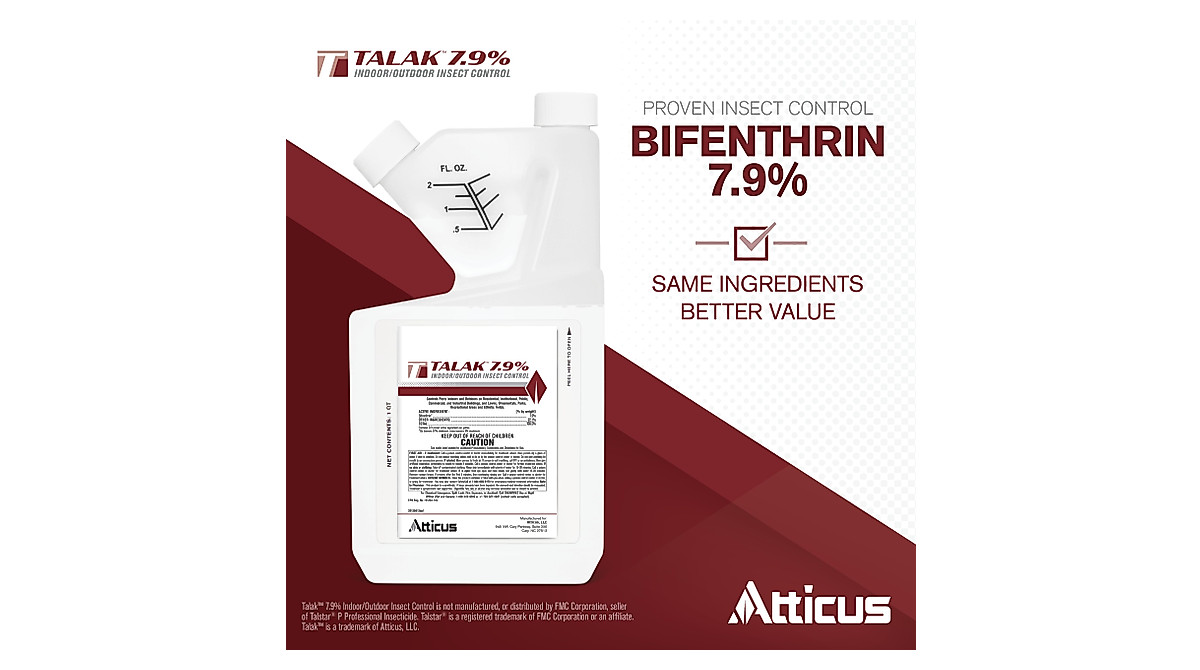 Talak 7.9% Indoor/Outdoor Insect Control - Bifenthrin Concentrate (32 ...
