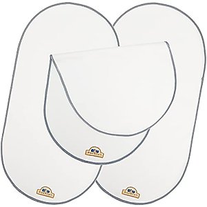 BlueSnail Soft and Comfortable Waterproof Changing pad Liner Portable Coral Fleece Diaper pad Liner (White)