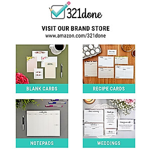 321Done Receipt Book, 2.75x6 Pocket Size 2-Part Carbonless, Made in USA, Cute Handheld Duplicate Copy Order Form for Craft Boutique Business (50 Sets) White/Yellow