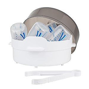 Dr. Brown's Microwave Steam - for Baby Bottles, Nipples, Bottle Parts, Pacifiers, Teethers and Breast Pump Parts