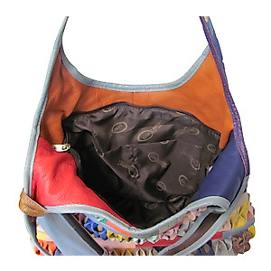 Honeycomb Leather Tote Bag (#1915-9)