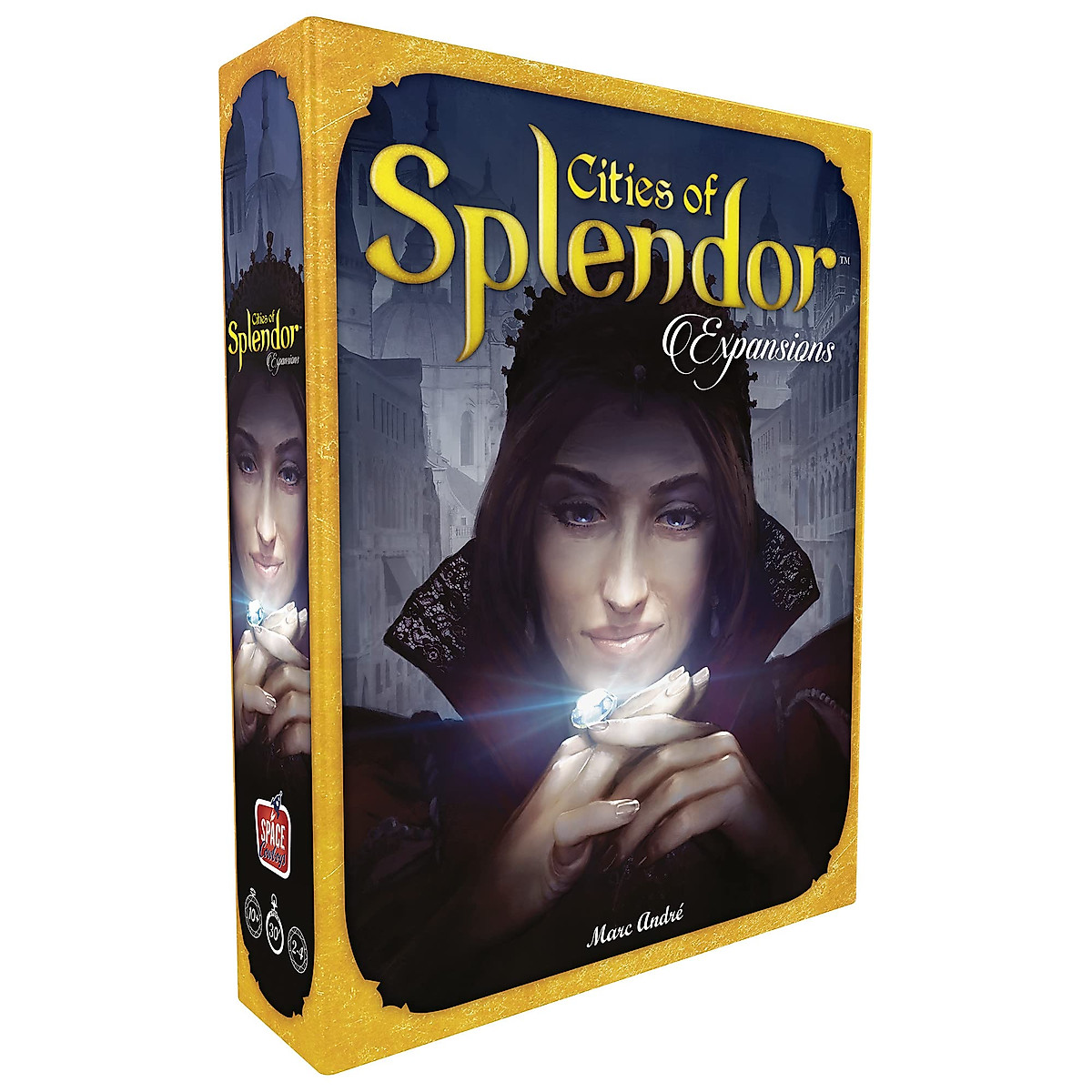 Cities of Splendor Board Game EXPANSION - Strategy Game for Kids and Adults, Fun Family Game Night Entertainment, Ages 10+, 2-4 Players, 30-Minute Playtime, Made by Space Cowboys