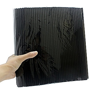 Tomnk 500pcs Black Straws 10.3 Inches Extra Long Plastic Straws Disposable Drinking Straws for Coffee Juice and Cocktail