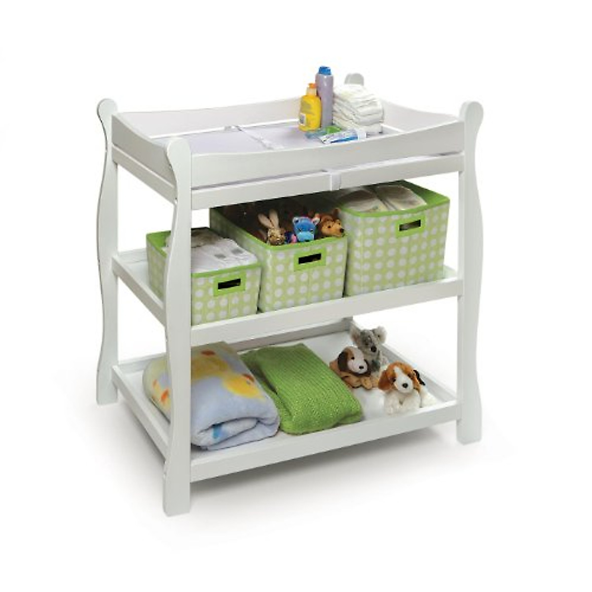 Nesting Trapezoid Cloth Folding Three Basket Set