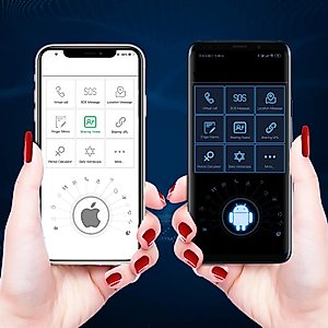 ZYZM N3 Smart Nail Art Chip Electronic Tactile NFC Sensor Internet of Things Nail Chip Wireless Sensor Virtual Call Compatible with Android, iOS Platform Smart Phone Sports Bracelet Watch