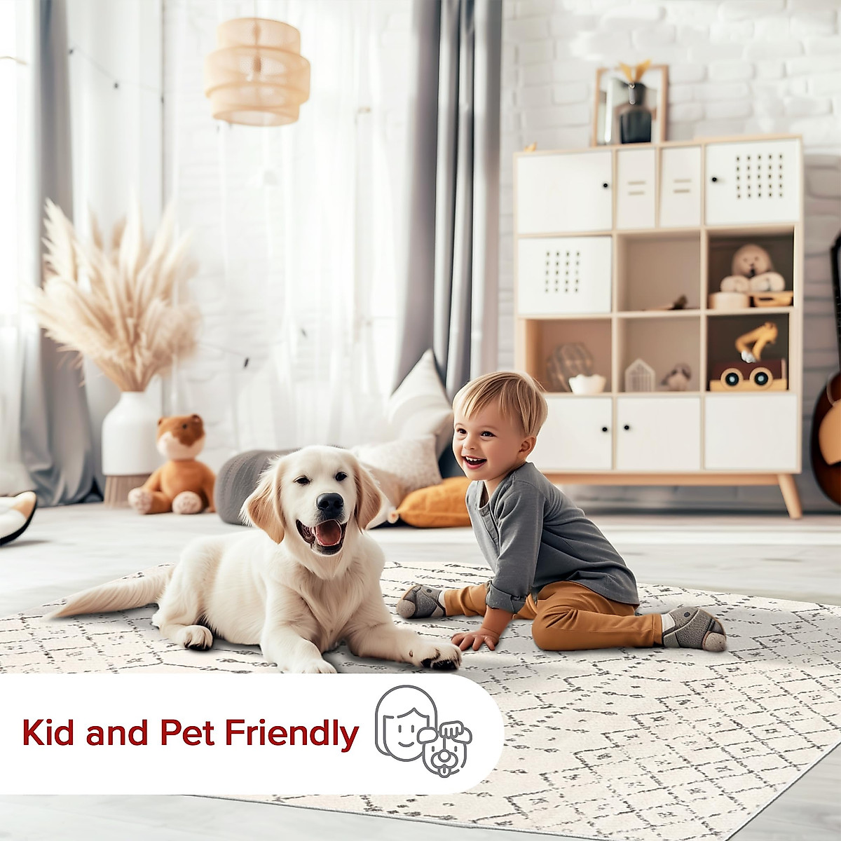 nuLOOM 2x12 Moroccan Blythe Area Rug, Grey, Faded Bohemian Design, Stain Resistant, For Bedroom, Dining Room, Living Room, Hallway, Office, Kitchen, Entryway