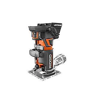 18-Volt OCTANE™ Cordless Brushless Compact Fixed Base Router with 1/4 in. Bit, Round and Square Bases, and Collet Wrench