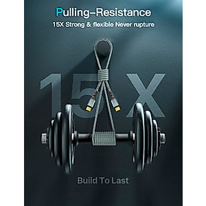 Eaedgrr 6/6/6ft 60W3A Fast Charger Cable,USB C to USB C Fast Charging Cable Compatible with MacBook Pro,iPhone15-Pro Max,iPad Mini6/Pro20/23,iPad Air4,GalaxyS21/S23 and More,Gold Plated