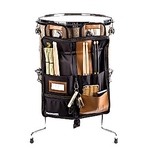ProMark Drum Stick Bag - Transport Deluxe Drumstick Holder - Drum Sticks Holder Made from Weatherproof Ballistic Nylon and Synthetic Leather - Drumstick Bag Mounts to Tom Drum