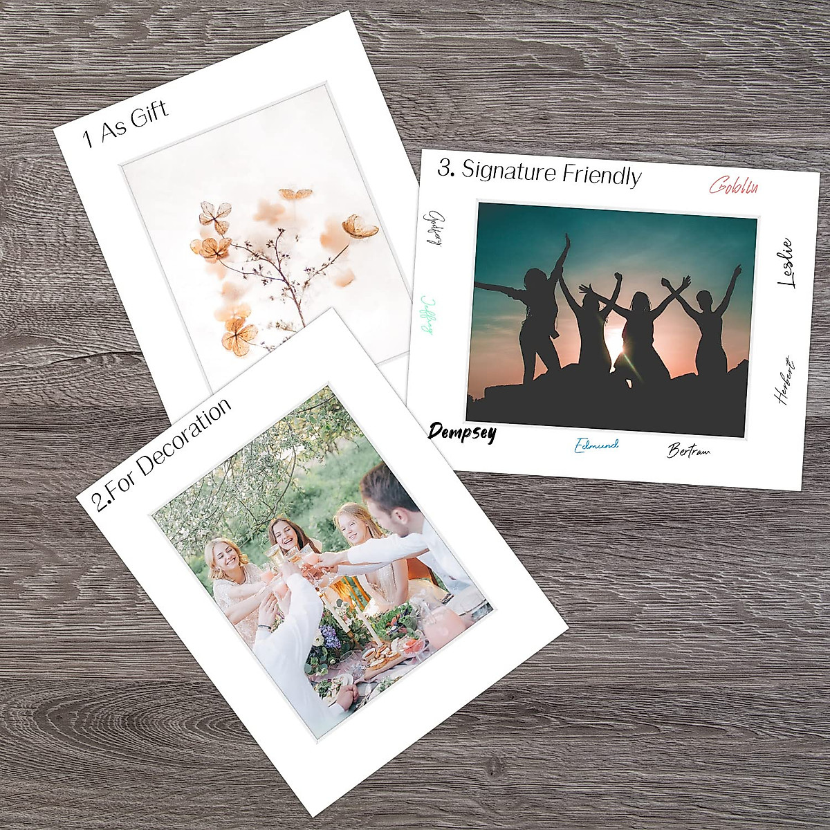 Golden State Art, White Pre-Cut 16x20 Picture Mat for 11x14 Photo with White Core Bevel Cut Mattes Sets. Includes High Premier Acid Free Mats & Backing Board & Clear Bags (25 Kit)