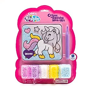 Educational Insights Color by Playfoam Unicorn - Unicorn Party Favors, Valentine's Day Party Favors for Ages 3+