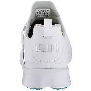 Puma Golf Women's Laguna Fusion Sport Golf Shoe, Puma White-Puma White, 10 M US